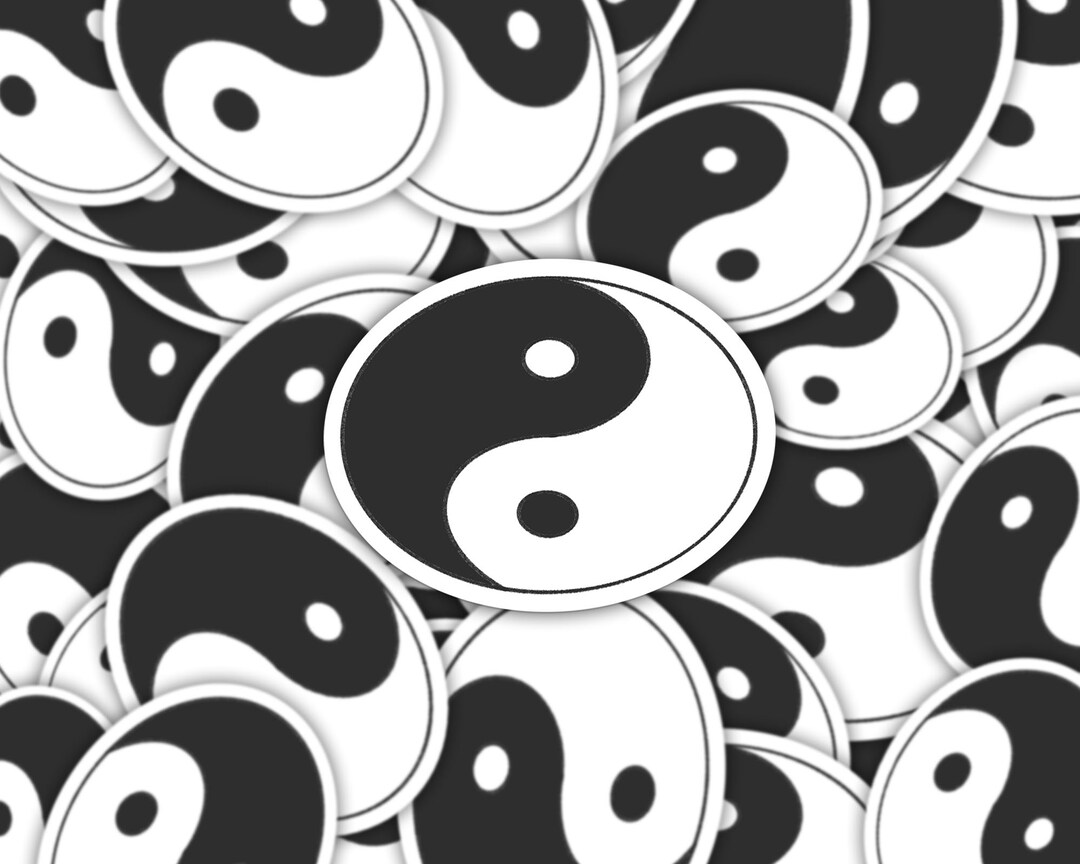 Sticker | Magnet | Ying Yang Sticker | Waterproof Sticker | Ying Yang ...
