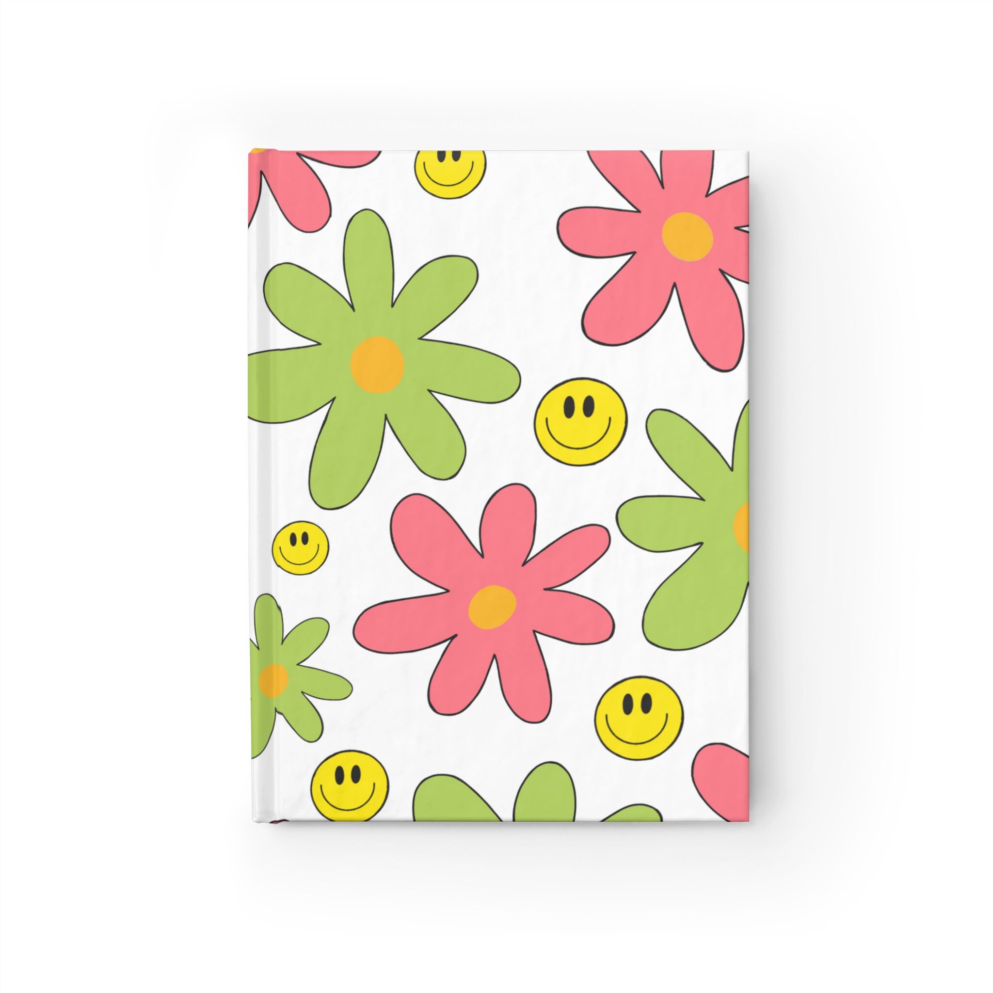 Flower and Smiley Face Journal | Flower Journal | Smiley Face Journal ...