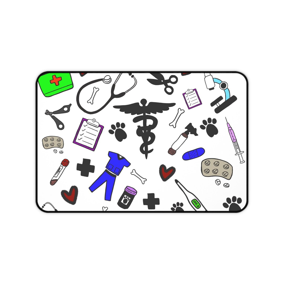 Veterinary Desk Mat | Desk Mat | Vet Medicine Desk Mat | Veterinary ...