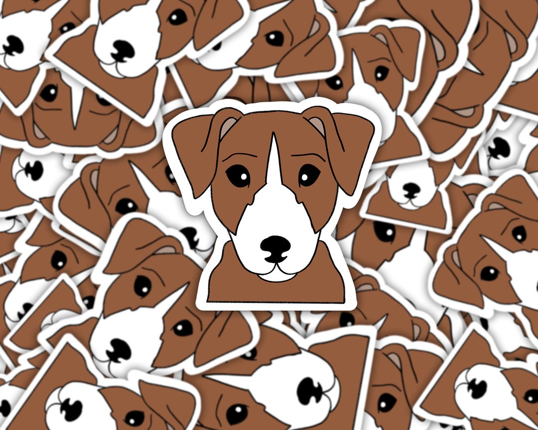 Sticker | Magnet | Jack Russell Dog Sticker | Dog Sticker | Waterproof ...