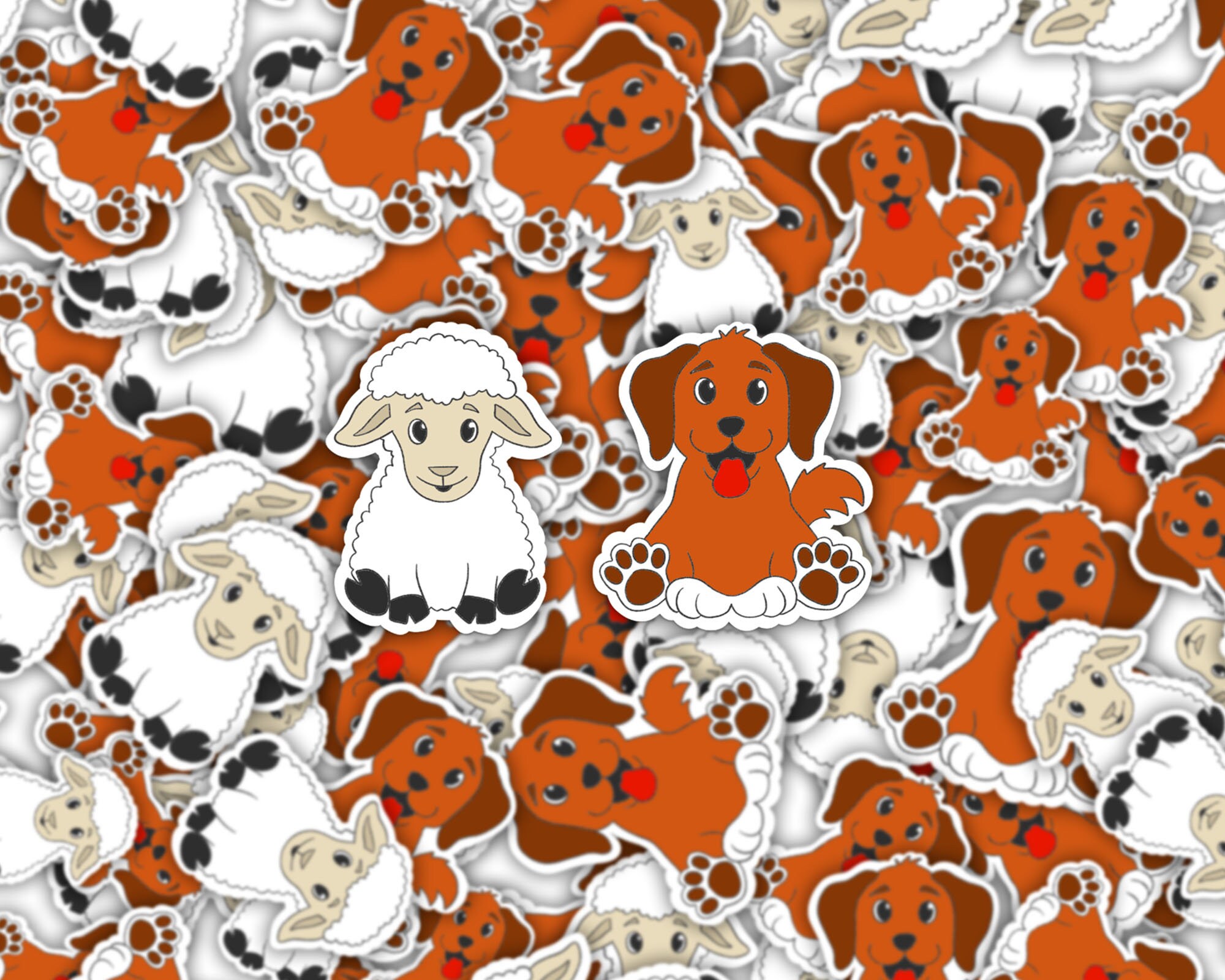 Sticker | Magnet | Farm Sticker Set | Waterproof Sticker | Farm Animal ...