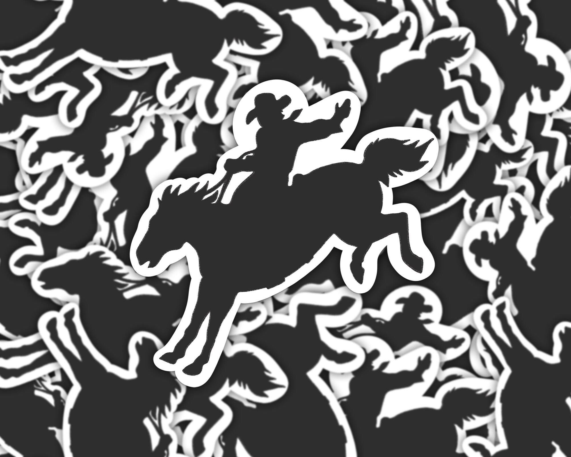 Sticker Magnet Horse Back Riding Sticker Horse Magnet - Etsy