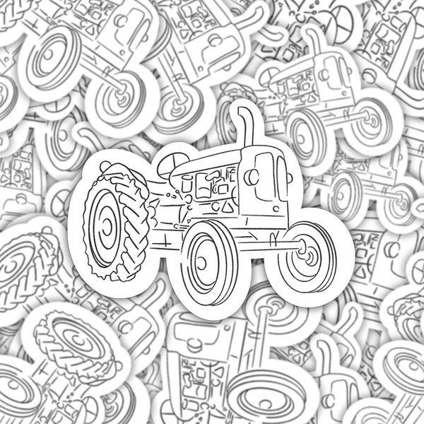 Tractor Stickers - Etsy