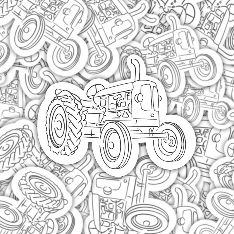 Tractor Stickers - Etsy