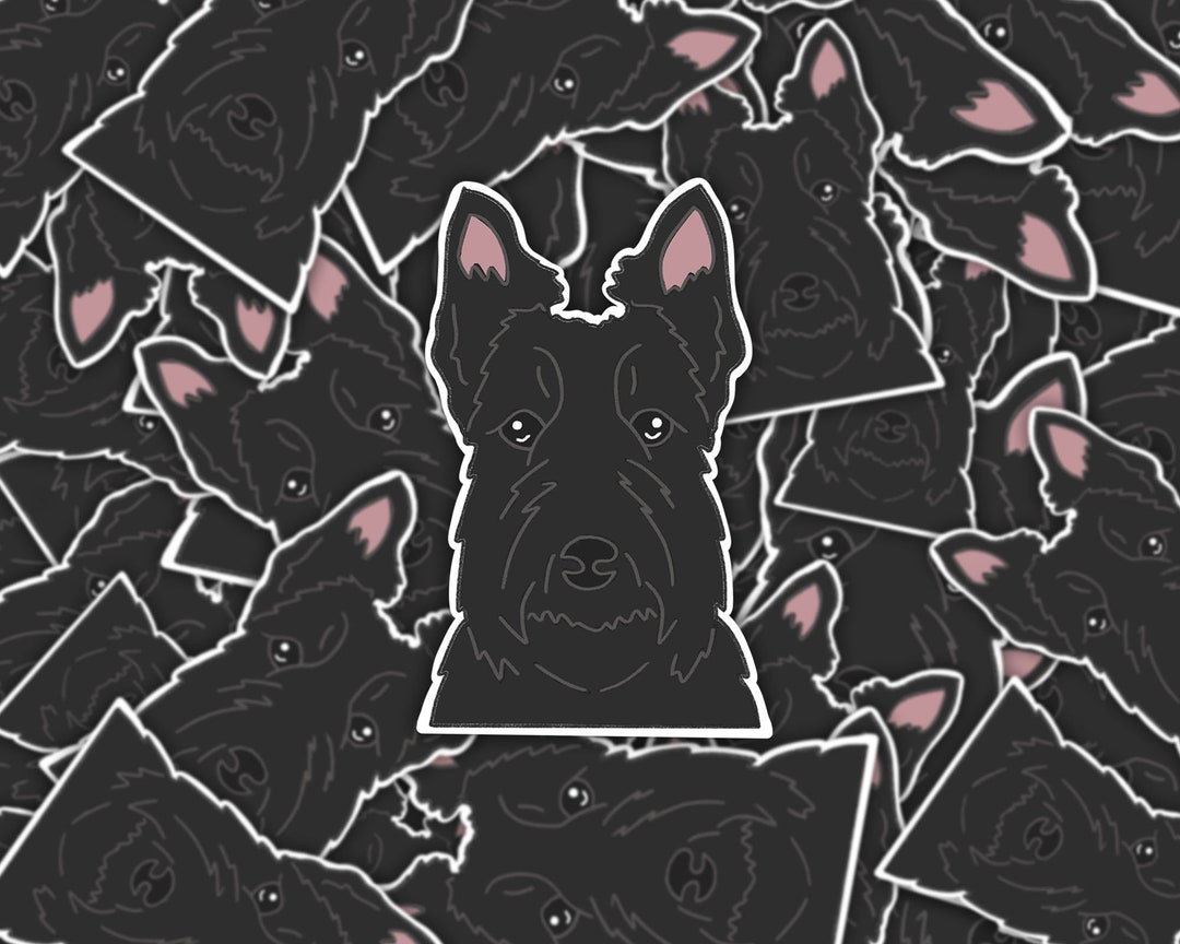 Sticker | Magnet | Scottish Terrier Dog Sticker | Dog Sticker ...