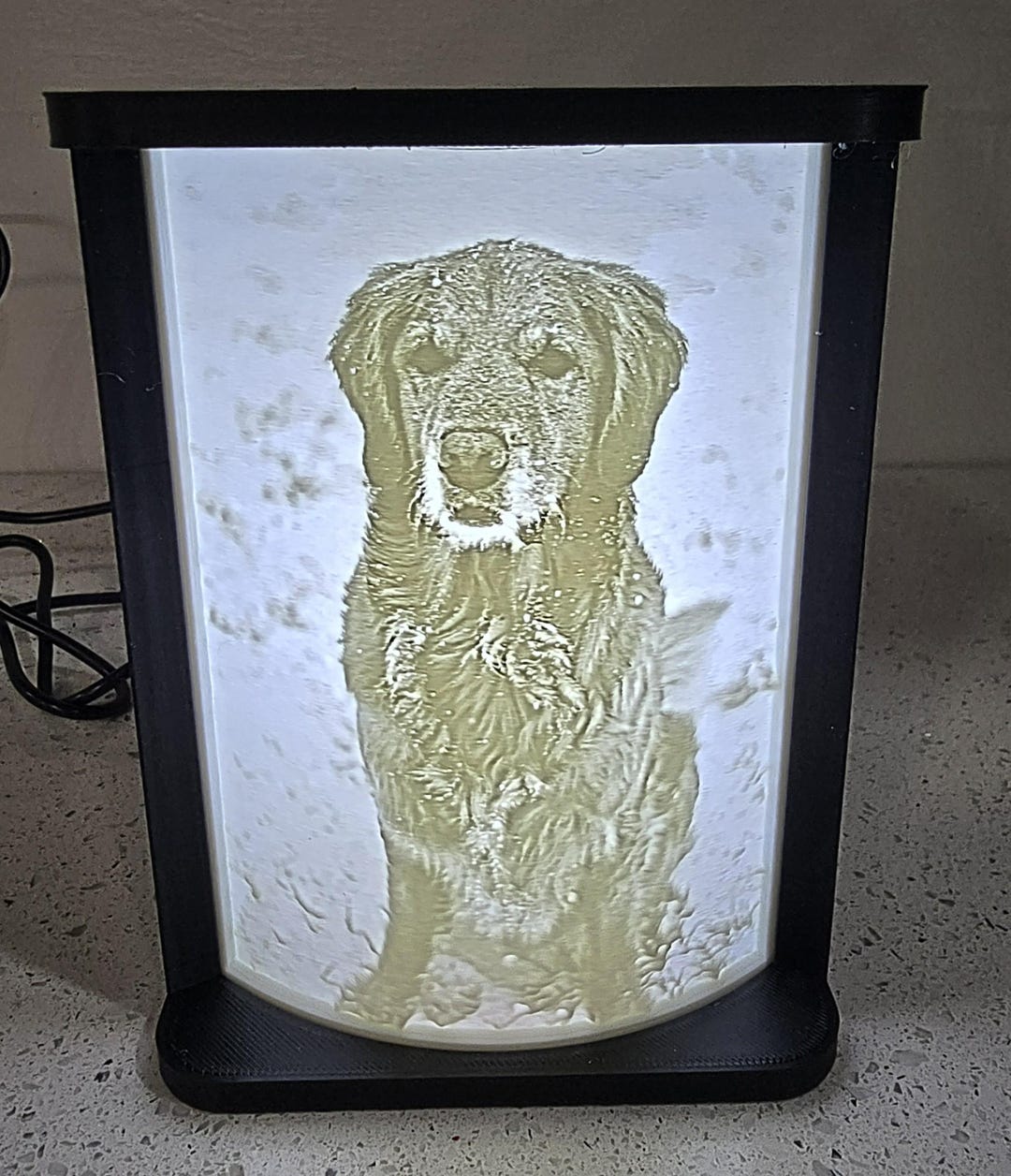 Custom 3D Printed Lithophane Light Box - Etsy