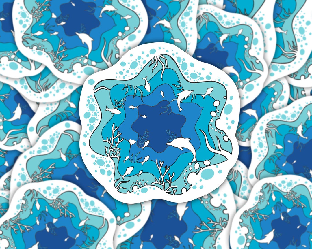 Sticker | Magnet | Ocean Sticker | Waterproof Sticker | Under the Ocean ...