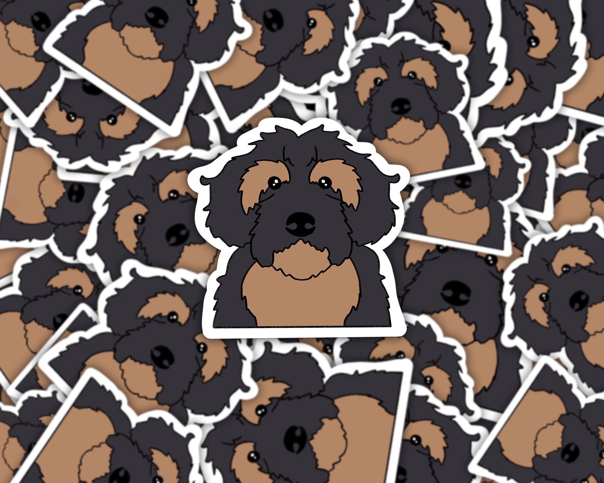 Sticker Magnet Bernedoodle Dog Sticker Dog Sticker - Etsy