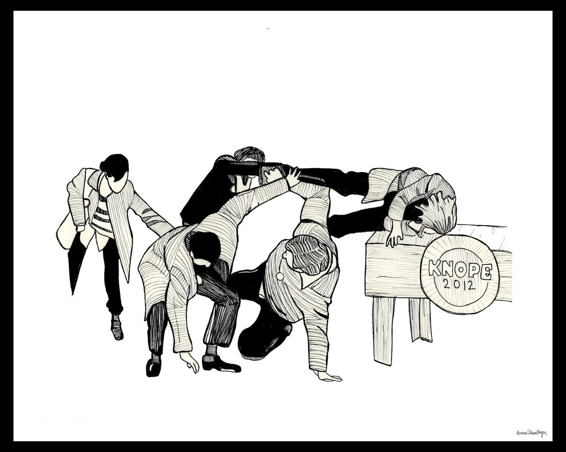 Parks and Rec Hand Drawn Season 4 Art Print - Etsy