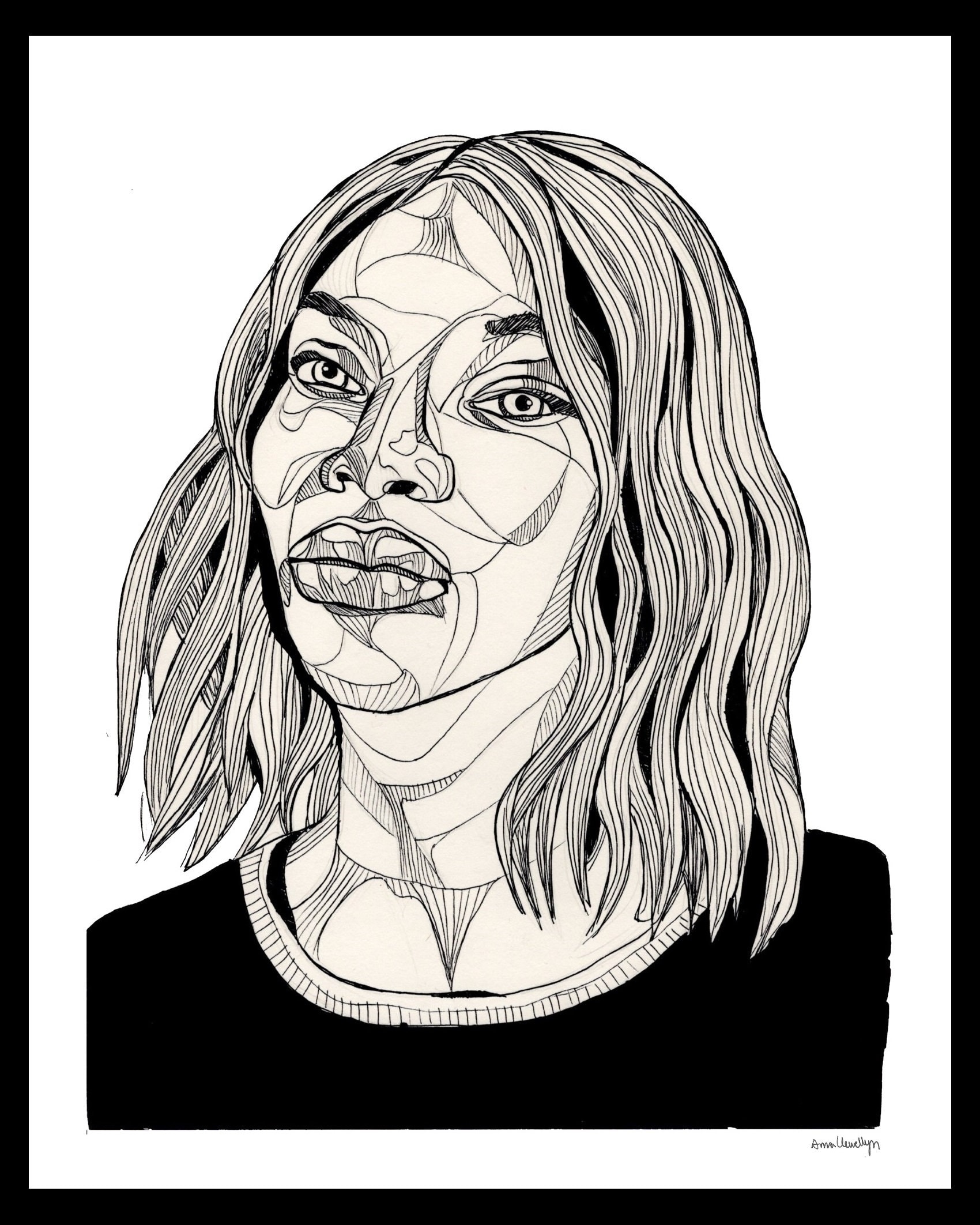 Michaela Coel Hand Drawn I May Destroy You Art Print 8x10 or | Etsy