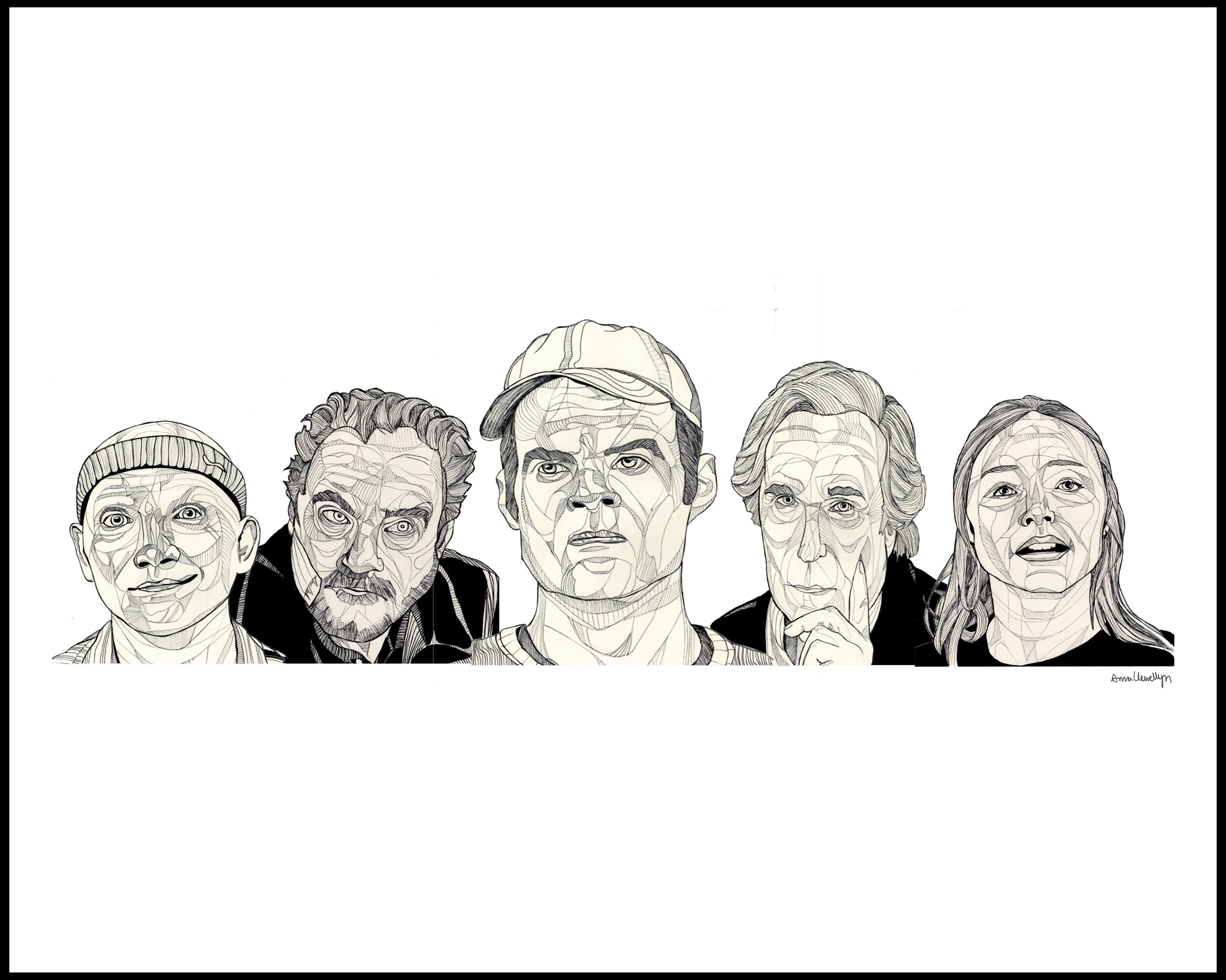 Barry Hand Drawn Art Print 8x10 | Etsy