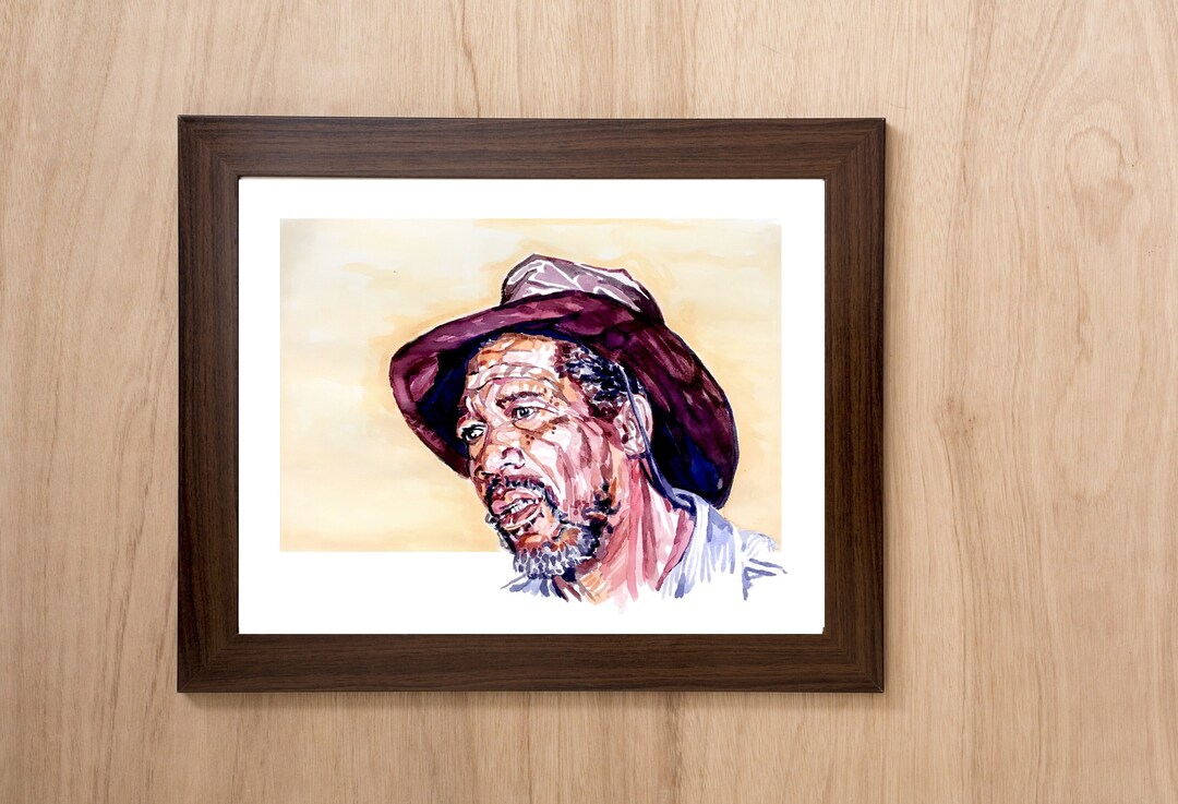 Ned Logan- Hand-painted Unforgiven Watercolor Print - Etsy UK