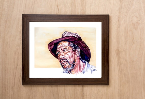 Ned Logan Hand-painted Unforgiven Watercolor Print - Etsy UK