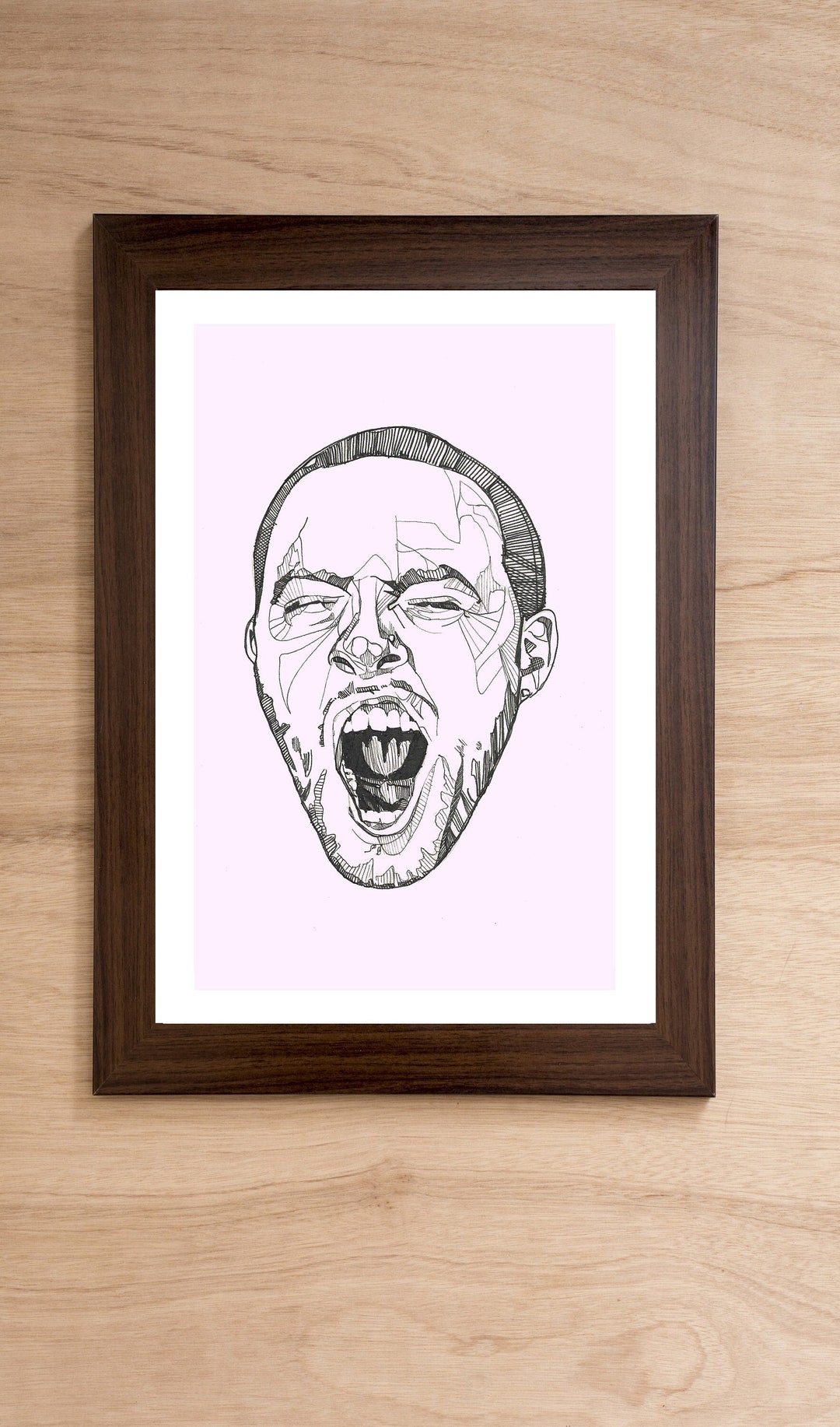 Mac Miller- Hand-drawn GO:OD AM Print - Etsy