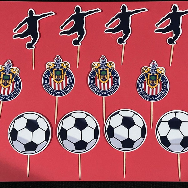 Chivas Guadalajara Cake Topper - Etsy Singapore