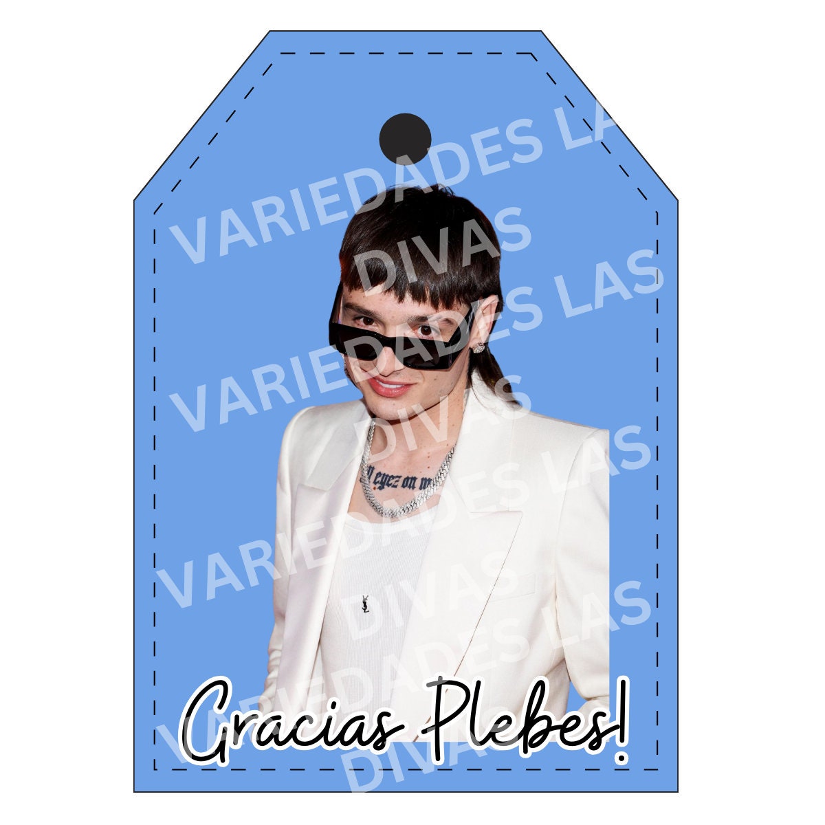 Peso Pluma Thank You Tags 12pc Gracias Plebes Tag Birthday - Etsy