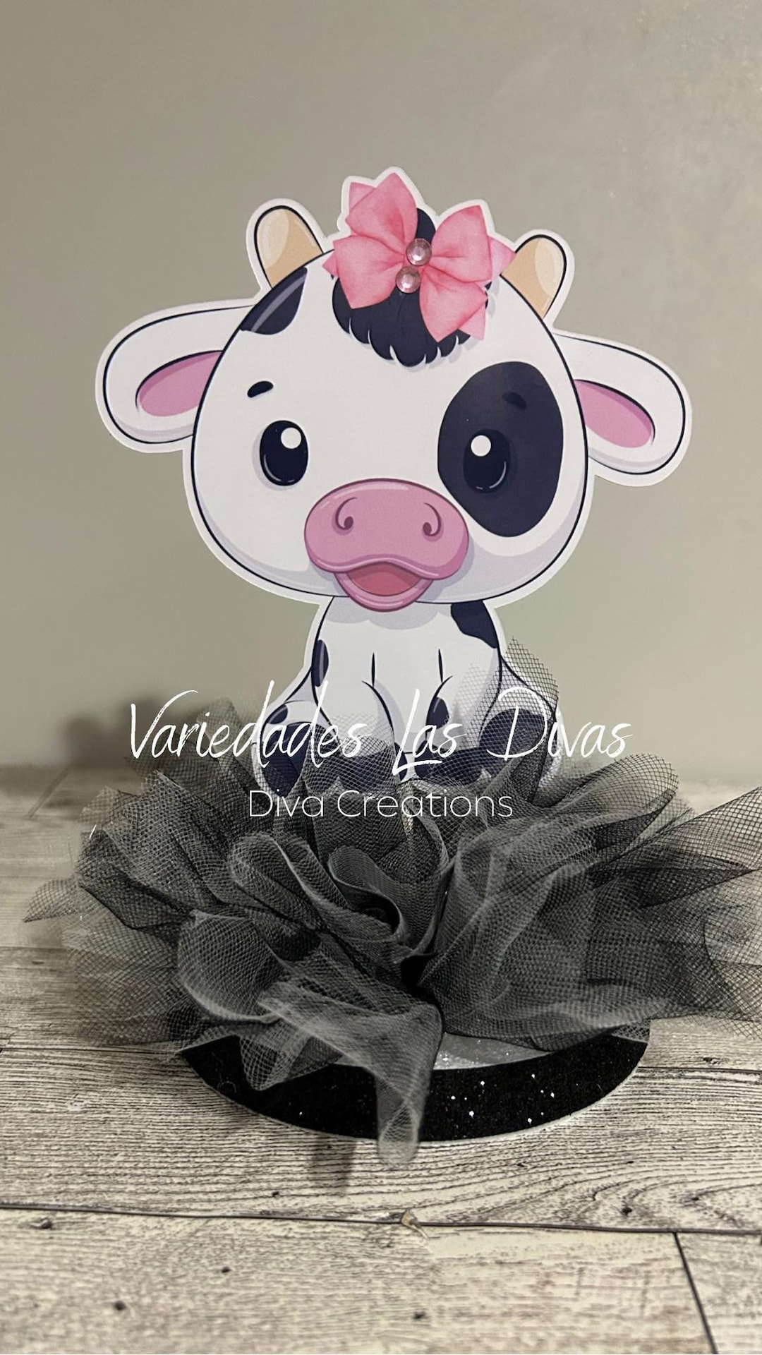 Baby Girl Cow Cake Topper, Baby Boy Cow Cake Topper, , Baby Cow Decor ...