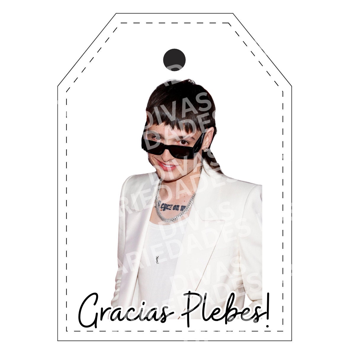 Peso Pluma Thank You Tags 12pc Gracias Plebes Tag Birthday - Etsy