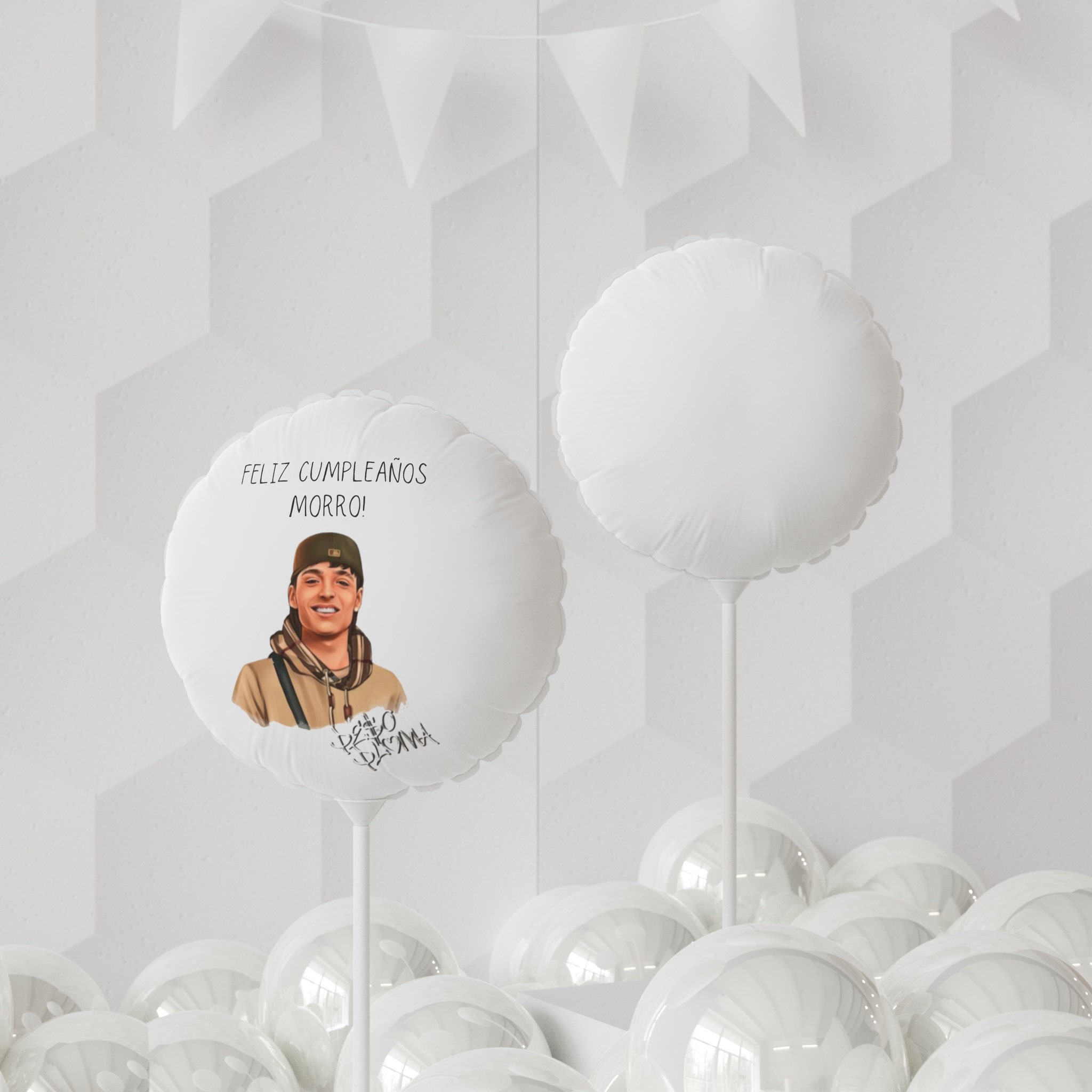 Peso Pluma Balloon Globo Peso Pluma Feliz Cumpleaños MORRO - Etsy Australia