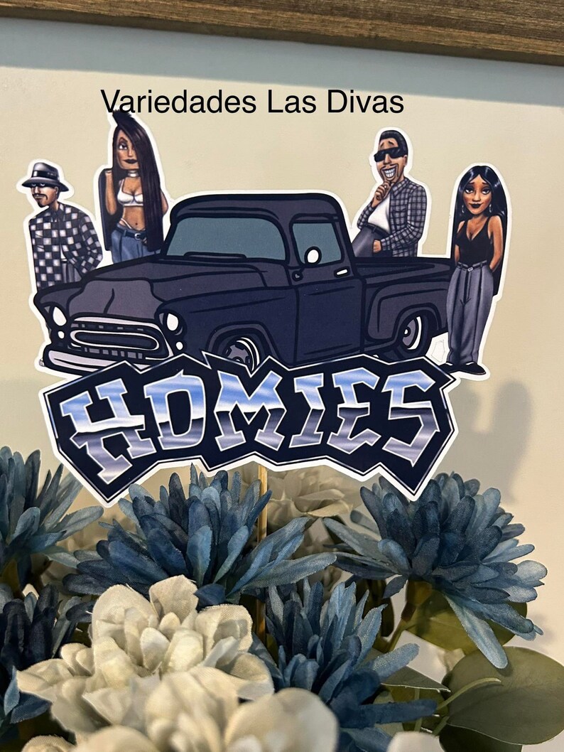 1pc Cholo Homies Centerpiece Cholo Cake Topper Homies - Etsy