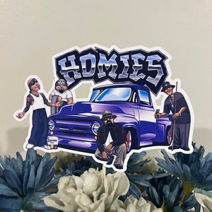 1pc Cholo Homies Centerpiece, Cholo Cake Topper, Homies Centerpiece ...