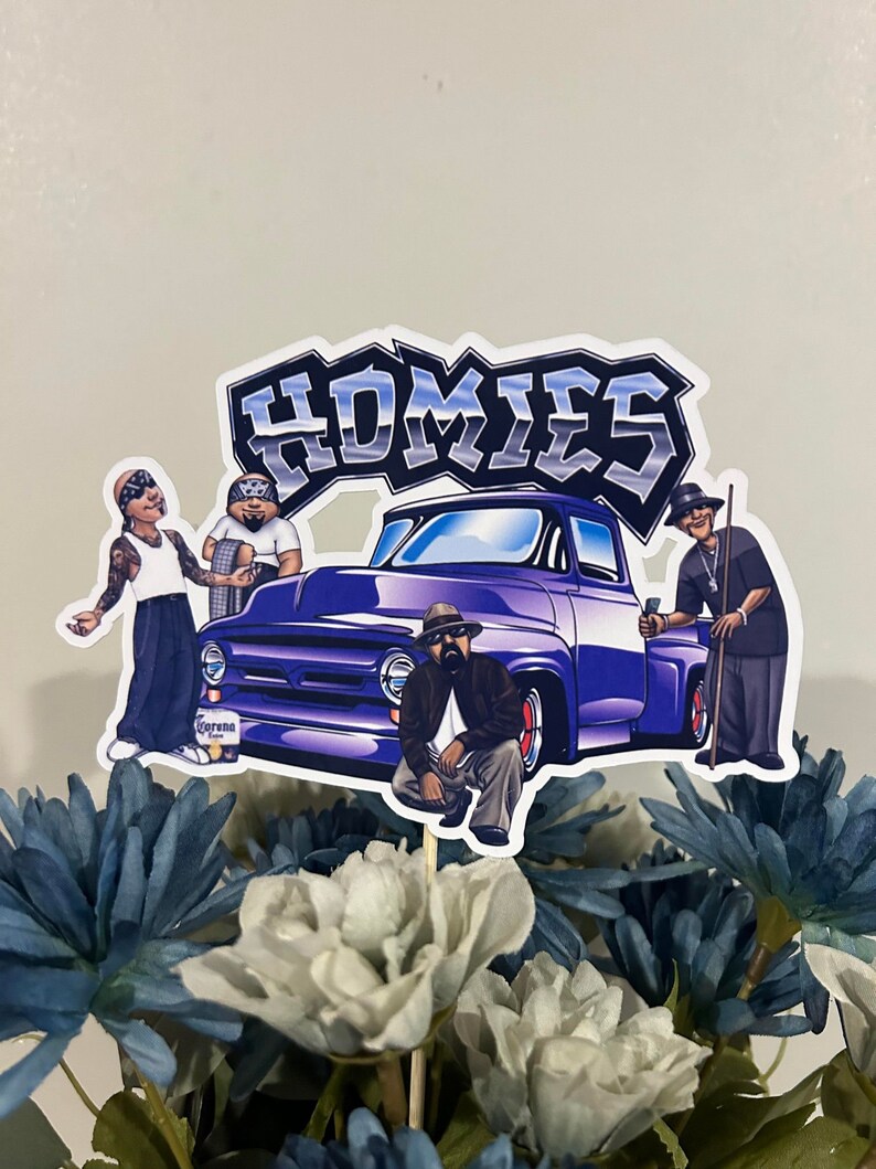 1pc Cholo Homies Centerpiece Cholo Cake Topper Homies - Etsy
