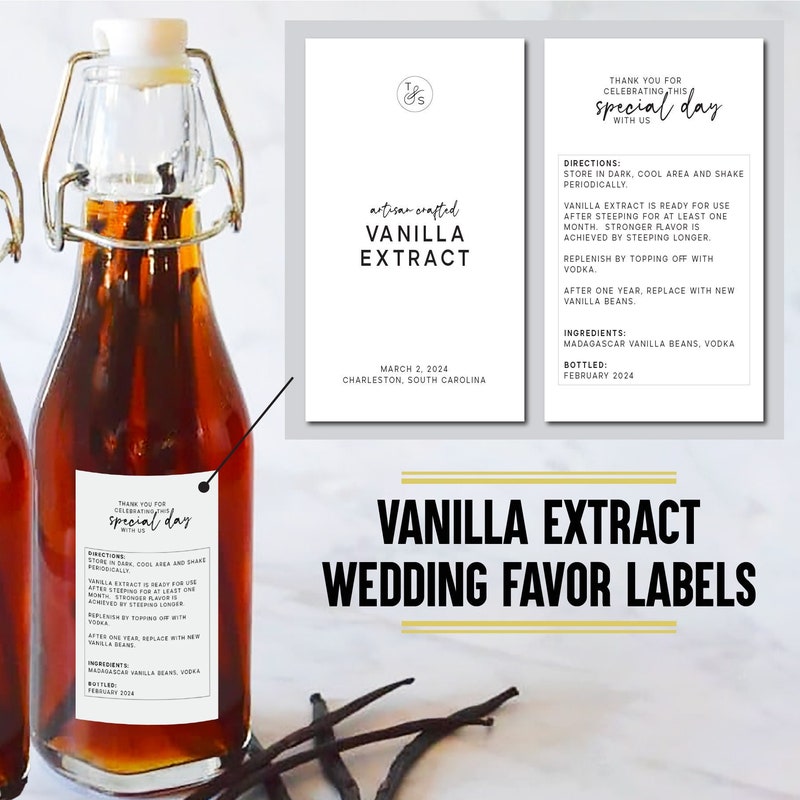 Vanilla Labels - Etsy
