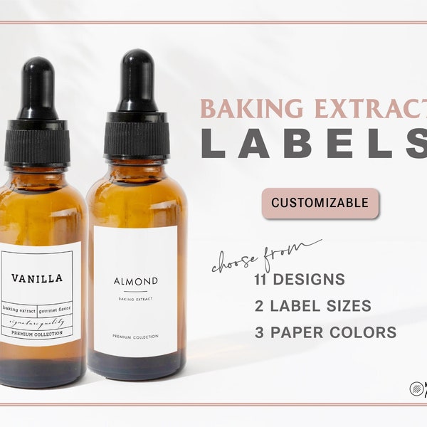 Baking Labels - Etsy
