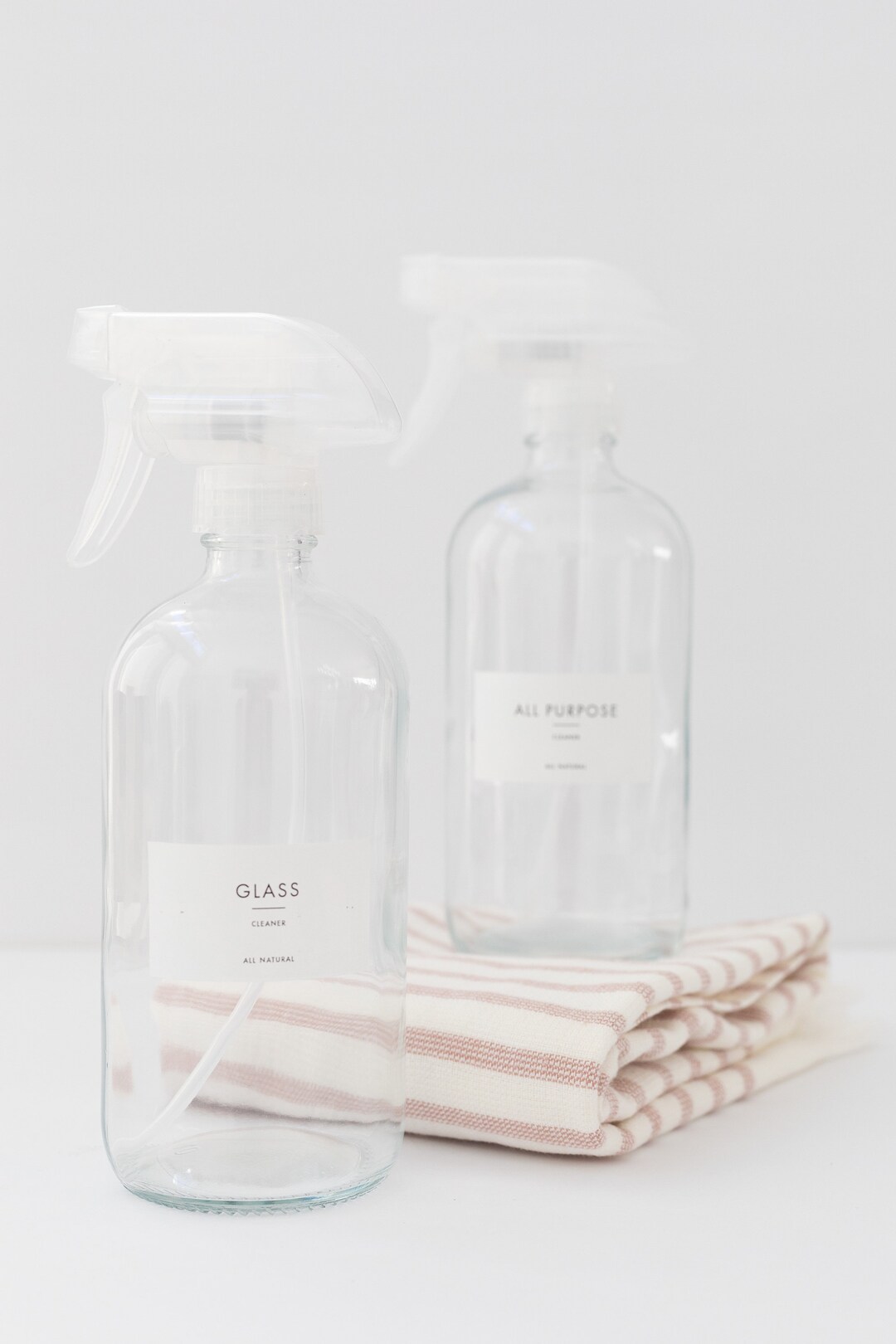 12 Modern Household Cleaner Rectangle Organization Labels Customization ...