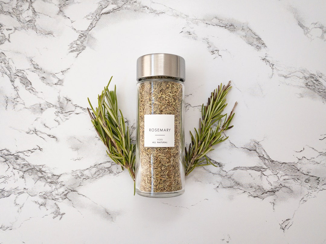 Modern Square Spice Jar Labels • 1" X 1" Square • Customization ...