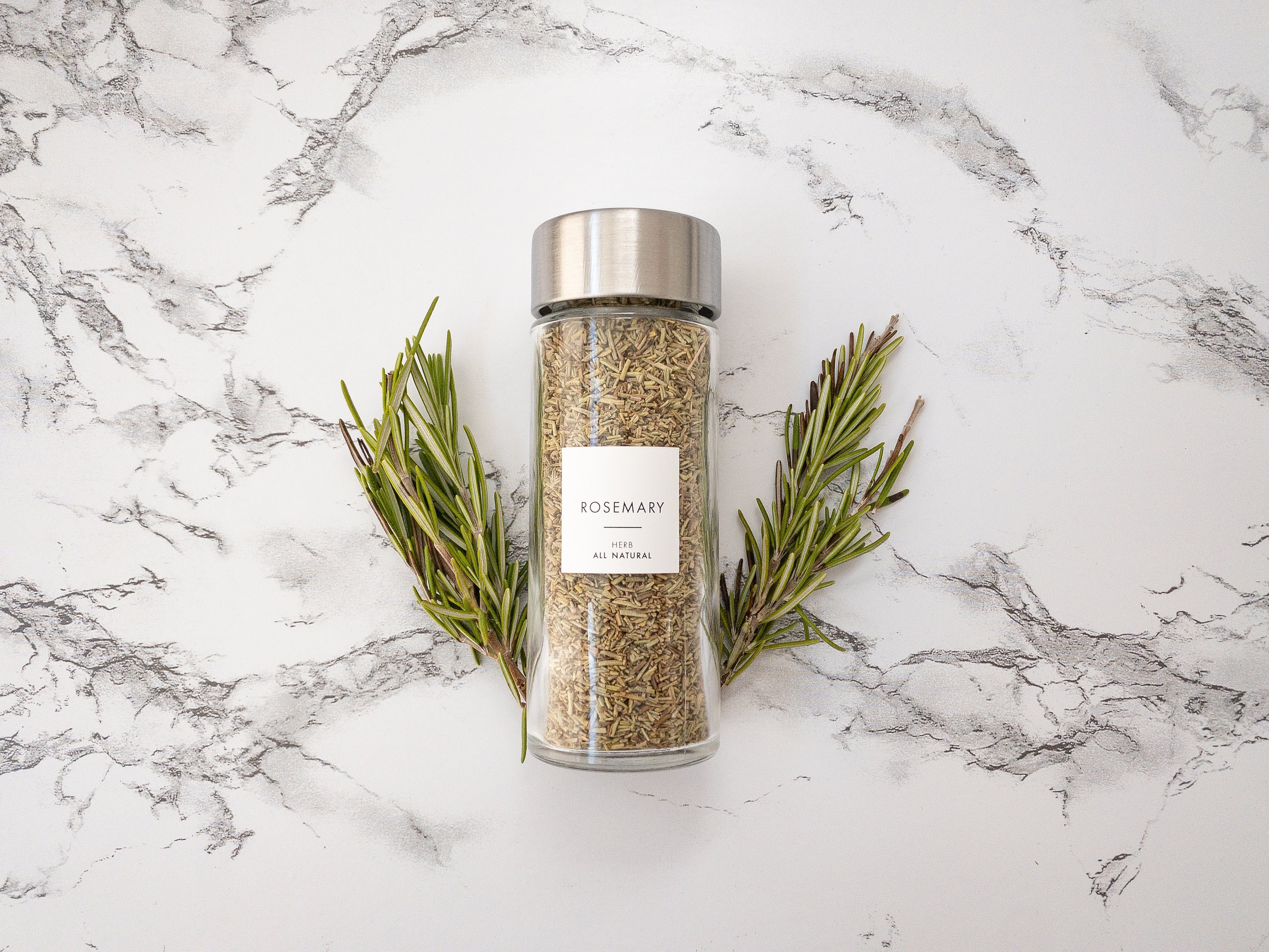 Modern Square Spice Jar Labels • 1" X 1" Square • Customization ...