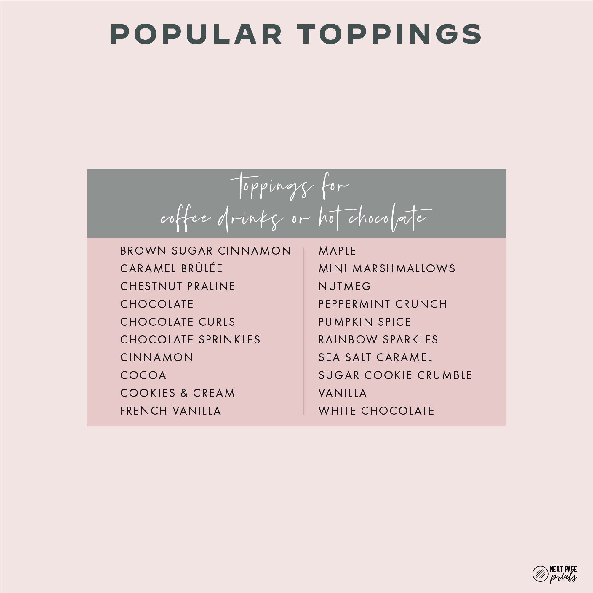 3 Pc Modern Coffee Topping Containers Custom Label Coffee - Etsy