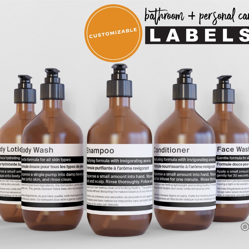 Soap Dispenser Label - Etsy