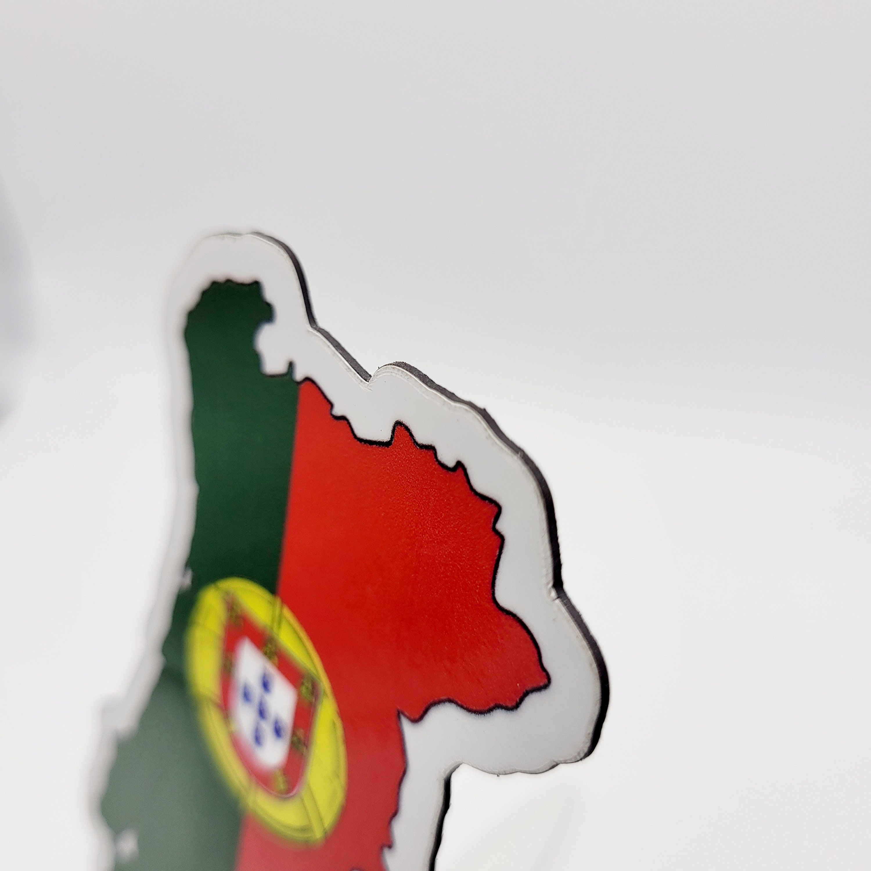 Portugal Mapag™ Magnetic Map and Flag Decal canada Wide Free - Etsy Canada