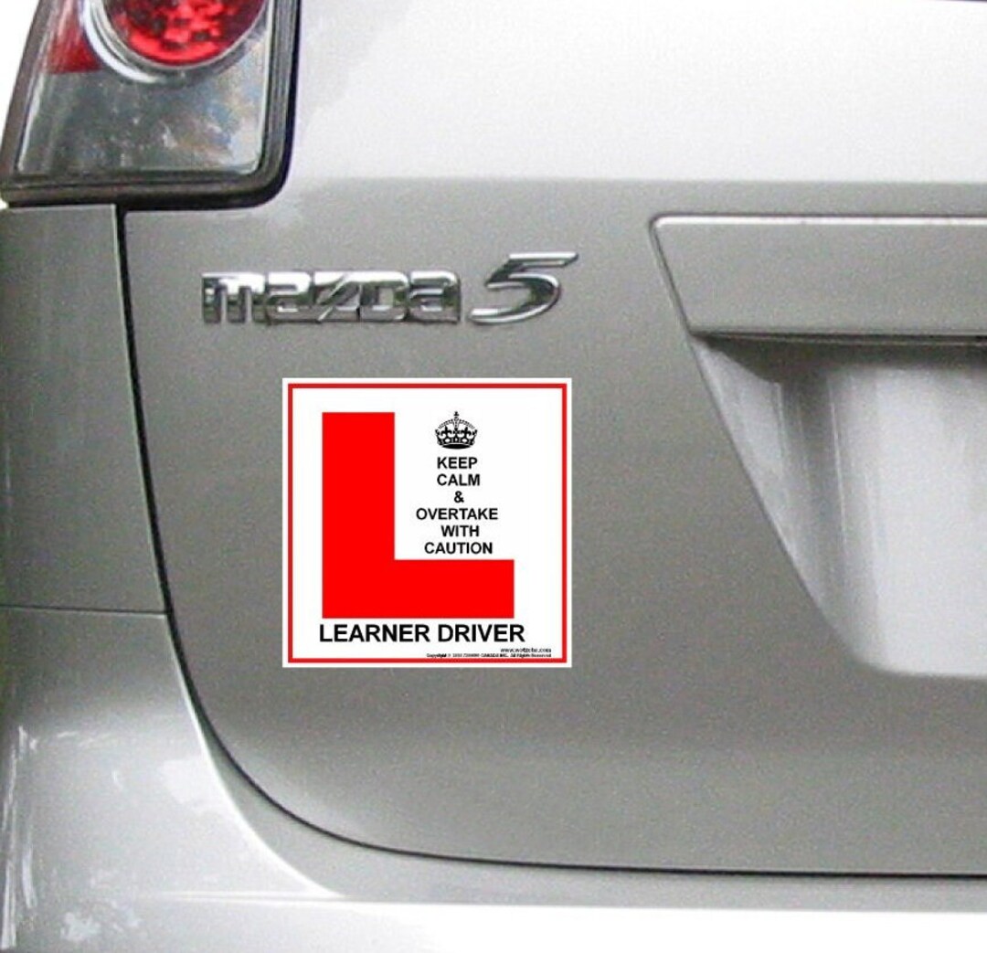 Learner Student Driver Car Magnet keep Calm & Overtake - Etsy