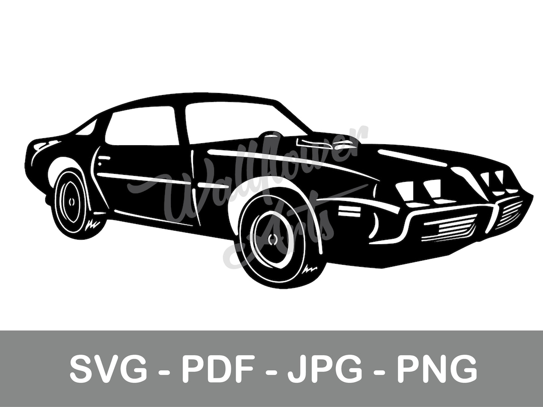 Trans Am Firebird SVG Transam SVG Descarga de coche Archivo Cricut ...