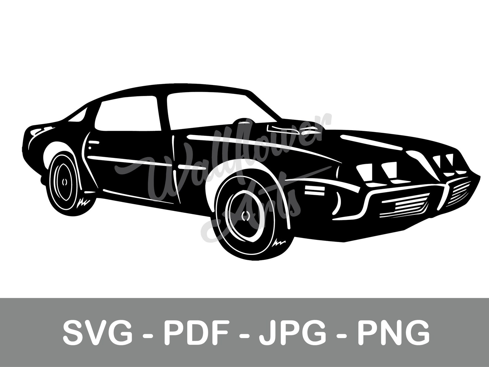 Trans Am Firebird SVG Transam SVG Car Download Cricut File Silhouette ...