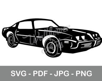 1979 Pontiac Trans Am Svg File for Cricut - Etsy