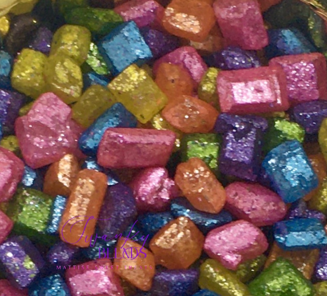 Rock Sugar Neon Mix | Bright Neon Sugar Gems | Geode Cakes - Etsy