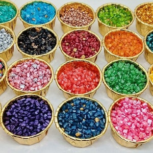 Rock Candy Teal | Mini Rock Candy Gems | Geode Cake, Cookies and Treats ...