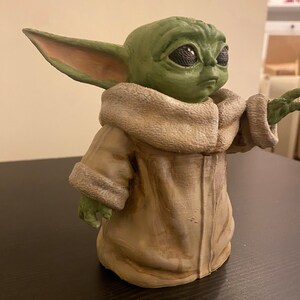 Hand Painted Grogu baby Yoda 3D Printed - Etsy UK