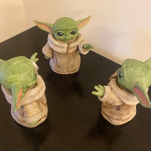 Hand Painted Grogu baby Yoda 3D Printed - Etsy UK