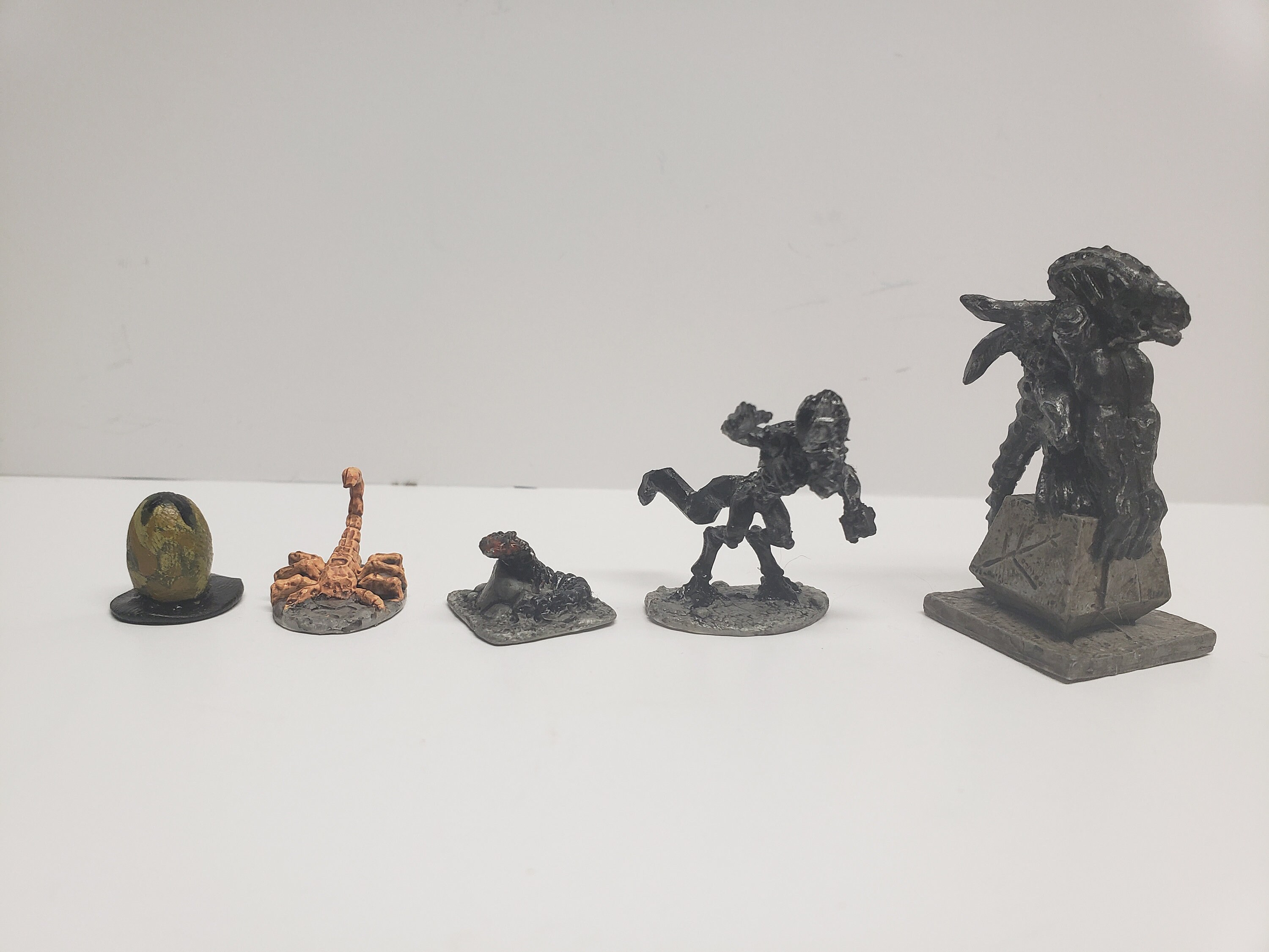 3d Printed Miniatures Chibi Xenomorph Life Cycle Toys Role Playing ...