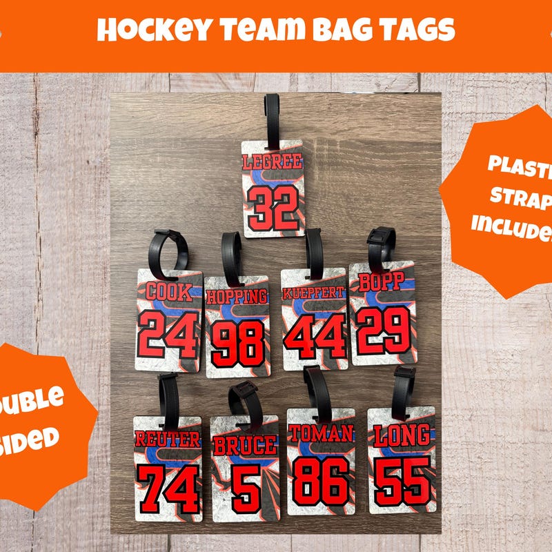 Hockey Tournament Gifts Bag Tag - 60+ Gift Ideas for 2025