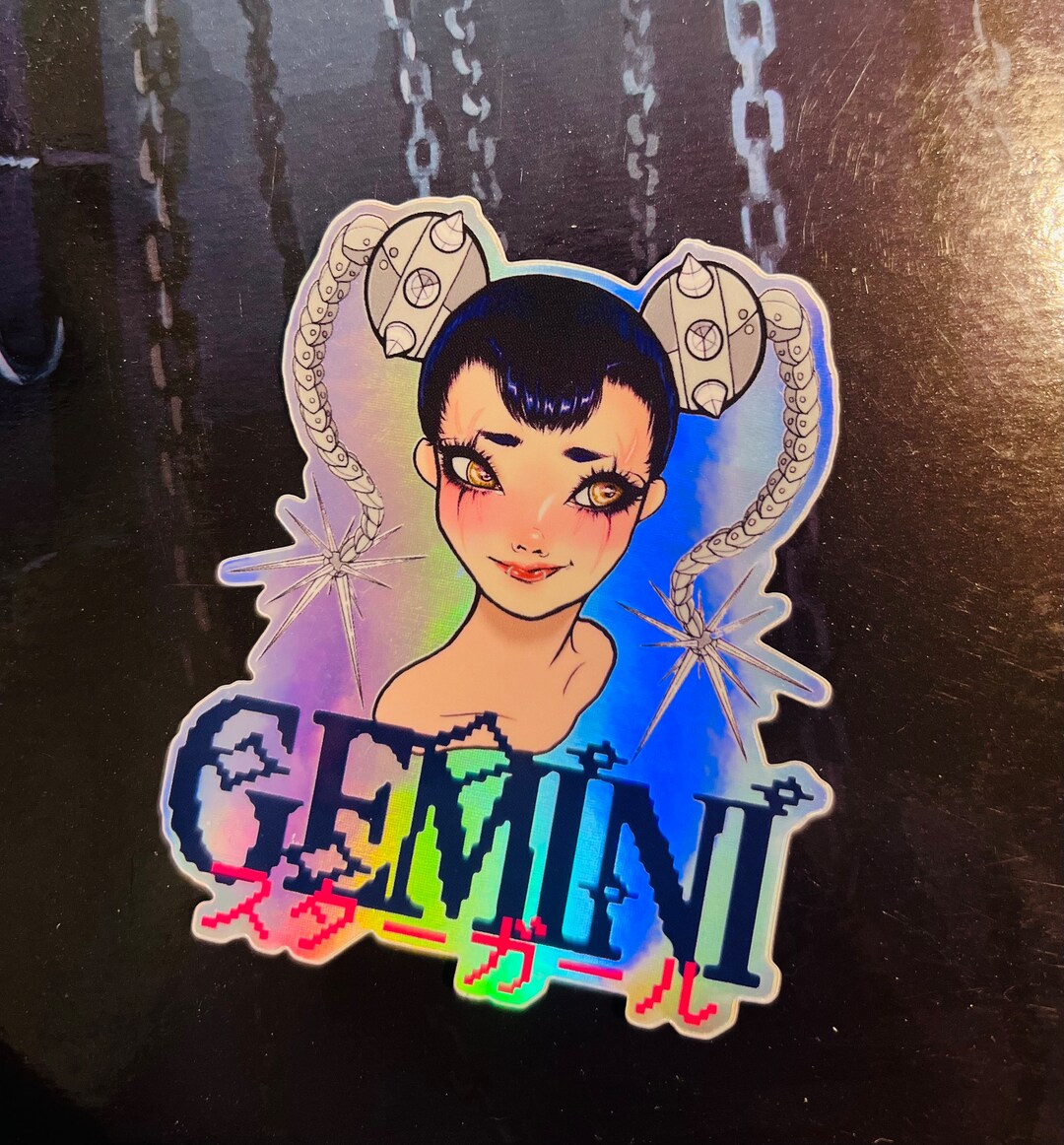 Holographic Gemini Stickers - Etsy