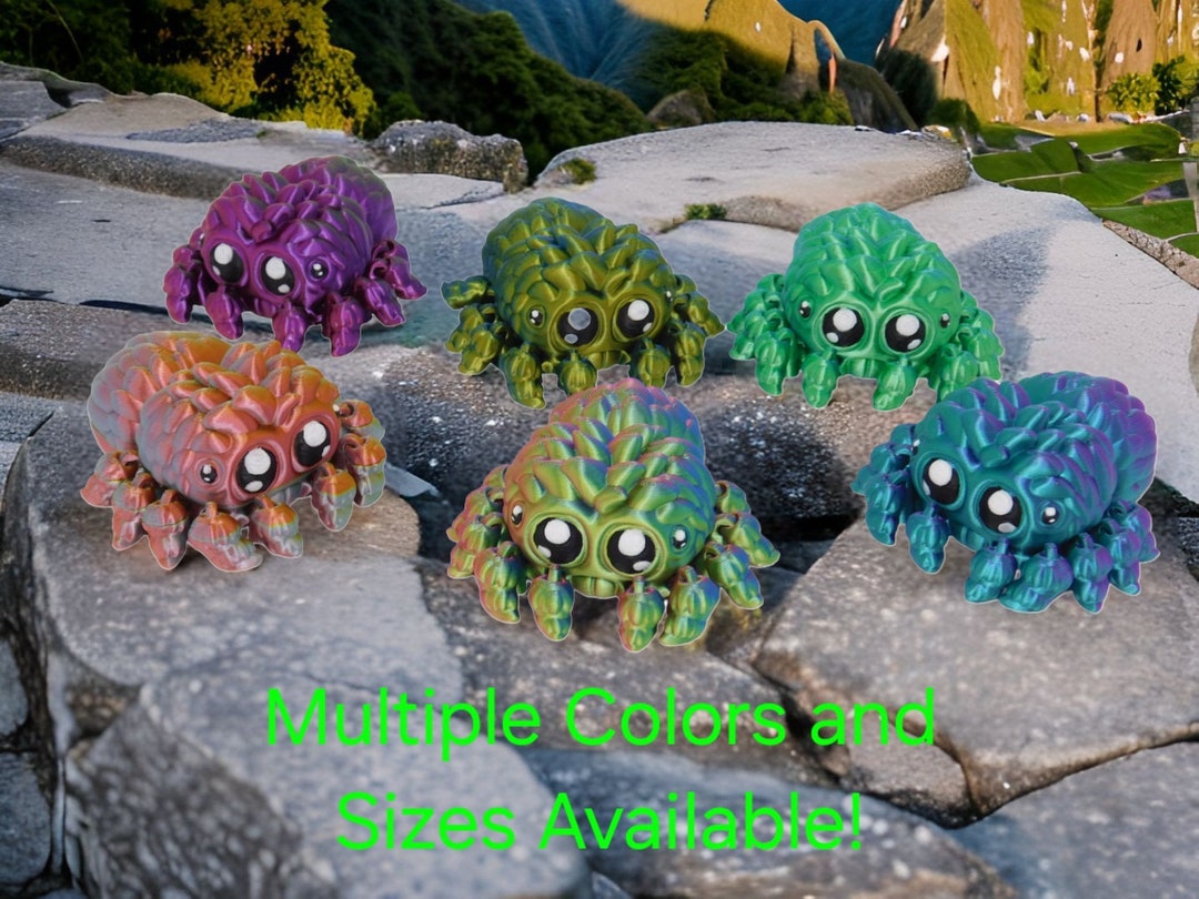 3D Articulated Spider - Etsy