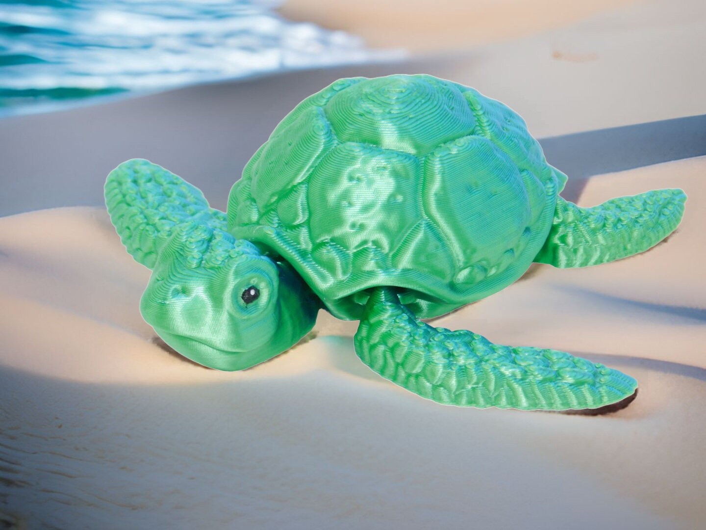 3D Articulated Sea Turtles - Etsy