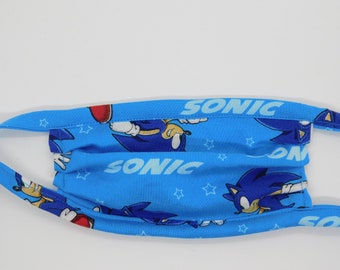 Sonic the Hedgehog Theme Inspired Face Masks for Adults and Children ...