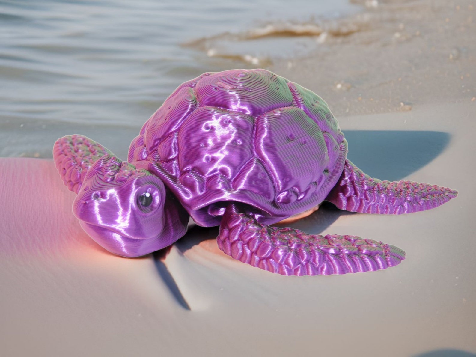 3D Articulated Sea Turtle - Etsy