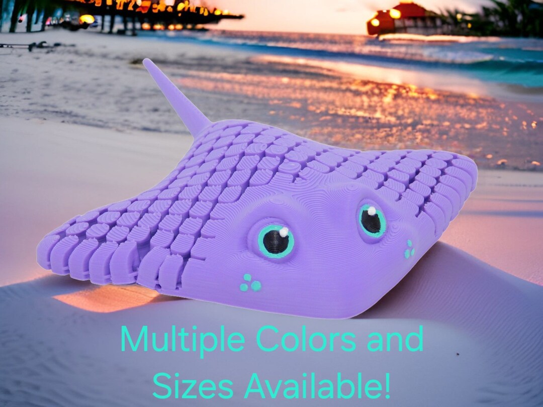 3D Articulated Manta Ray - Etsy